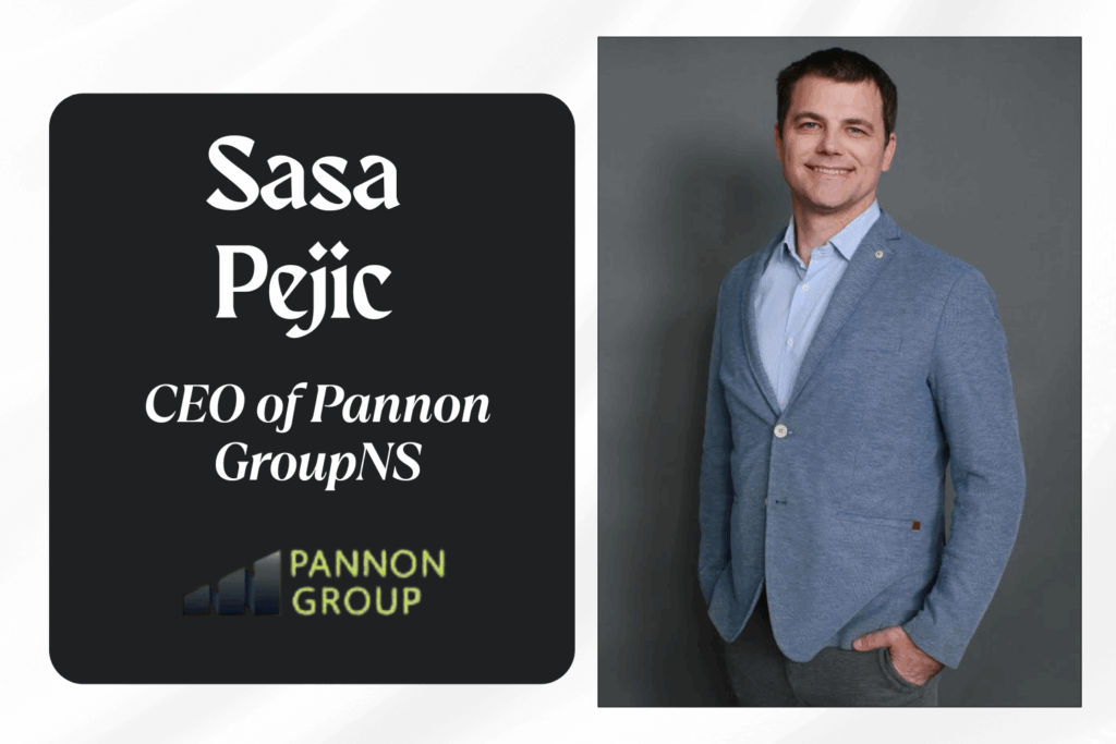 Sasa Pejic Leads Pannon GroupNS in Finance & Investment